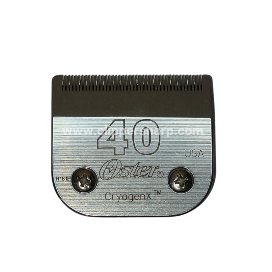 Oster No. 40 Dog/Vet Clipper Blade, 0.25mm – Clippersharp Ltd